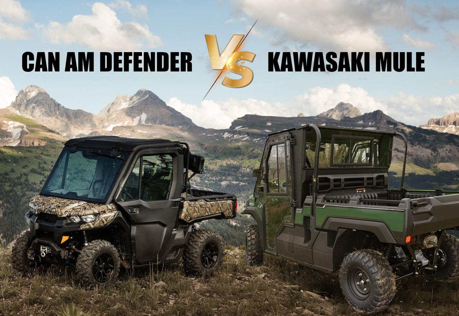 Can-Am Defender vs. Kawasaki Mule: Who Wins? – A & UTV PRO