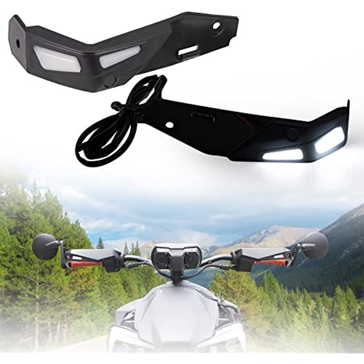 Can-Am Ryker Hand Guards with LED Lights | A & UTV PRO