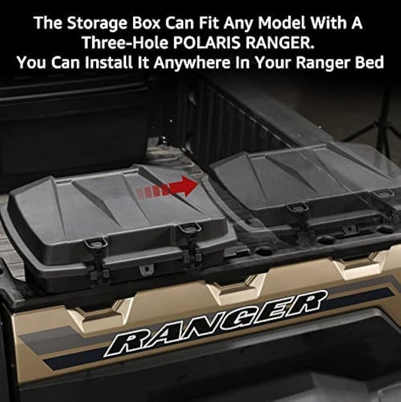 Polaris Ranger Bed Storage Box | A & UTV PRO
