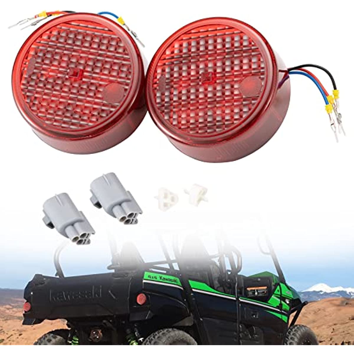 Kawasaki Teryx Red LED Tail Light | A & UTV PRO