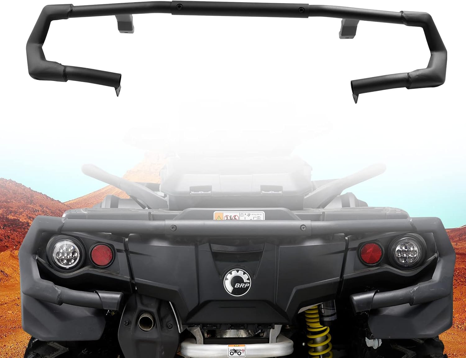 XT Rear Bumper Guard for Can Am Outlander 2012-2023, Replace OEM #7150 ...