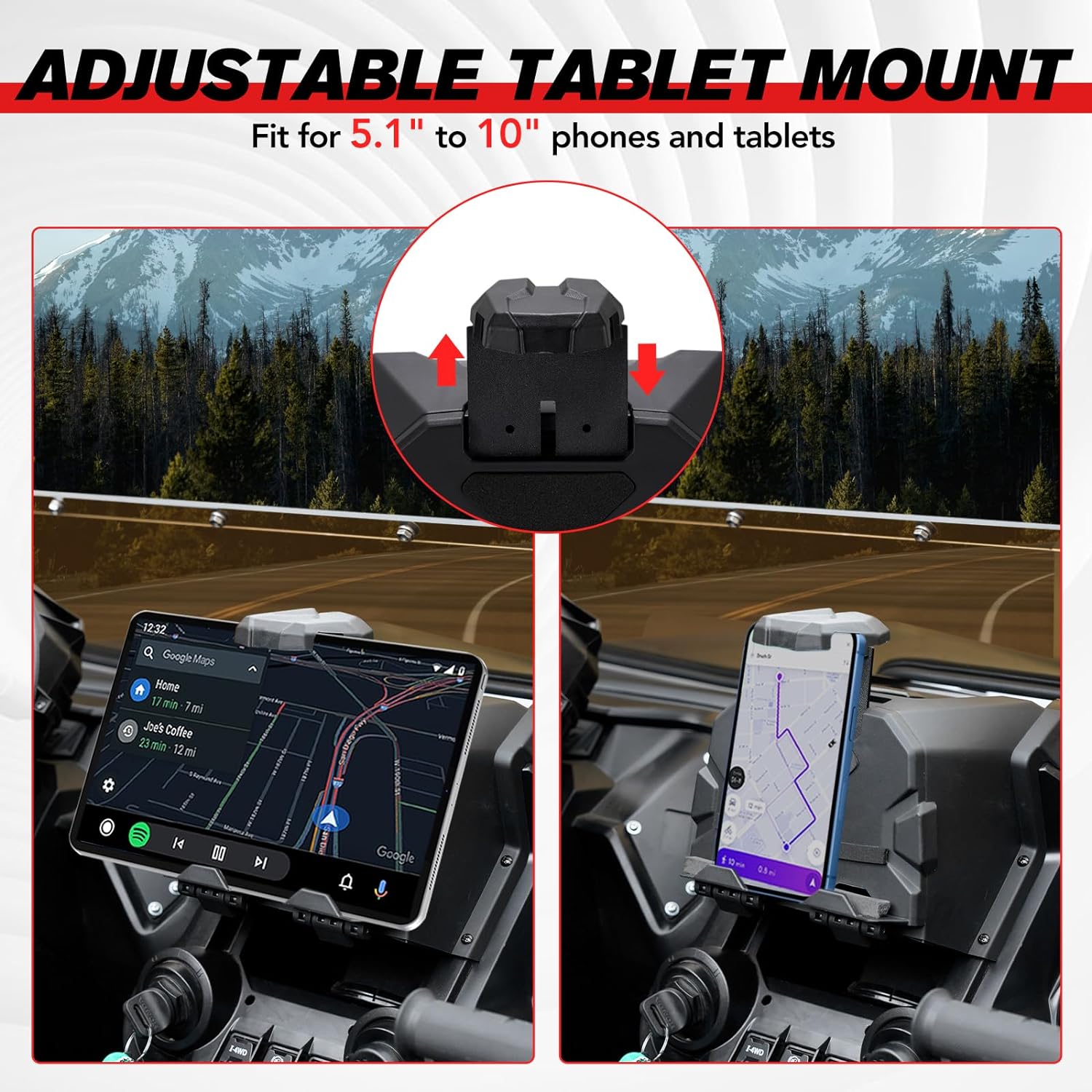 Electronic Device Holder for Talon 1000R / 1000X – A & UTV PRO